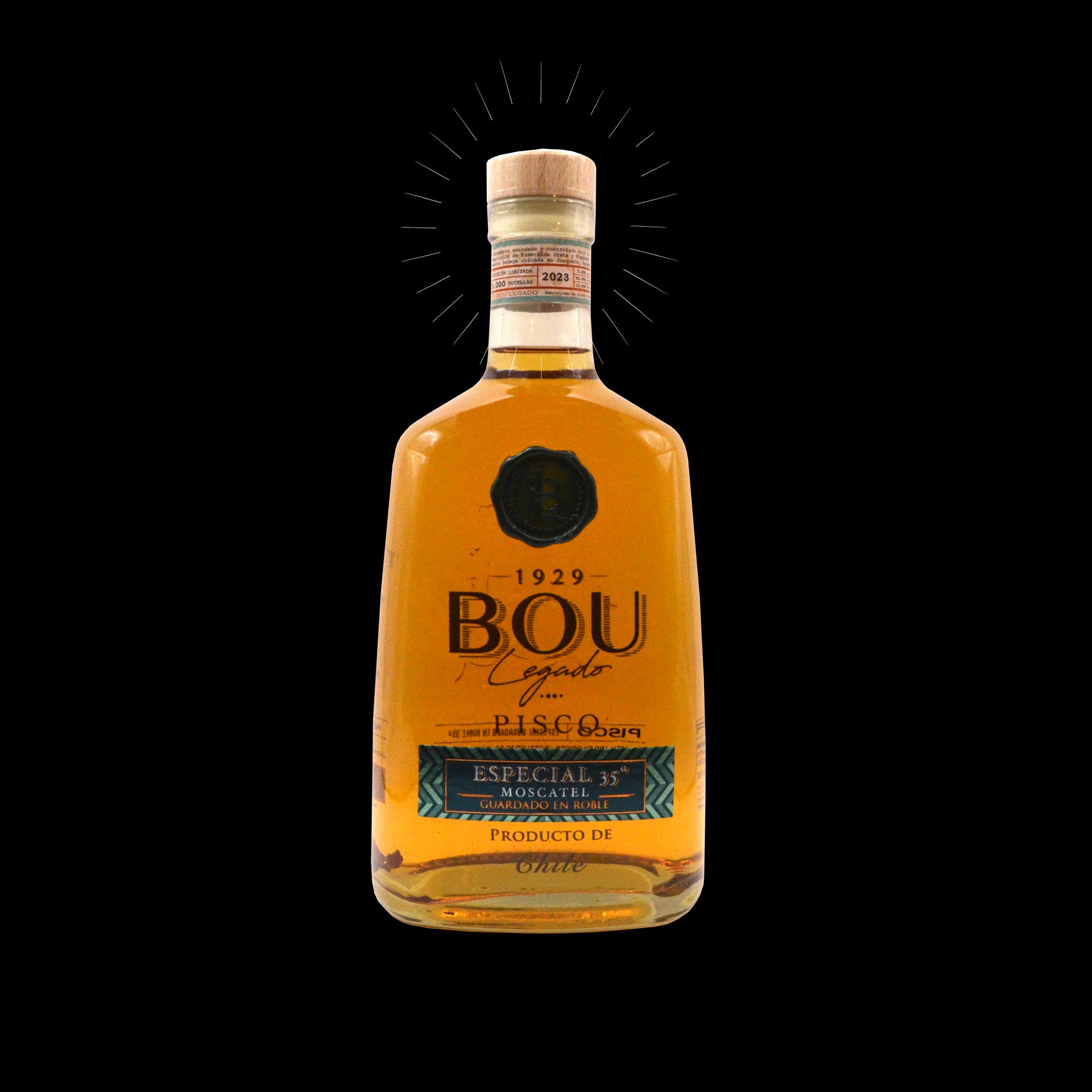 Pisco Bou Legado Especial 35° – Revolución Pisco